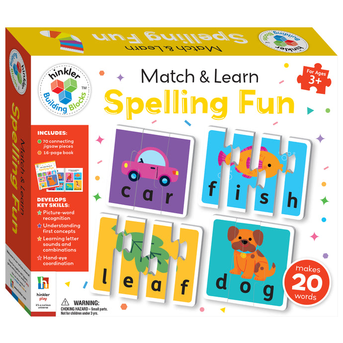 Building Blocks - Match & Learn - Spelling Fun – Tak Tak Toys
