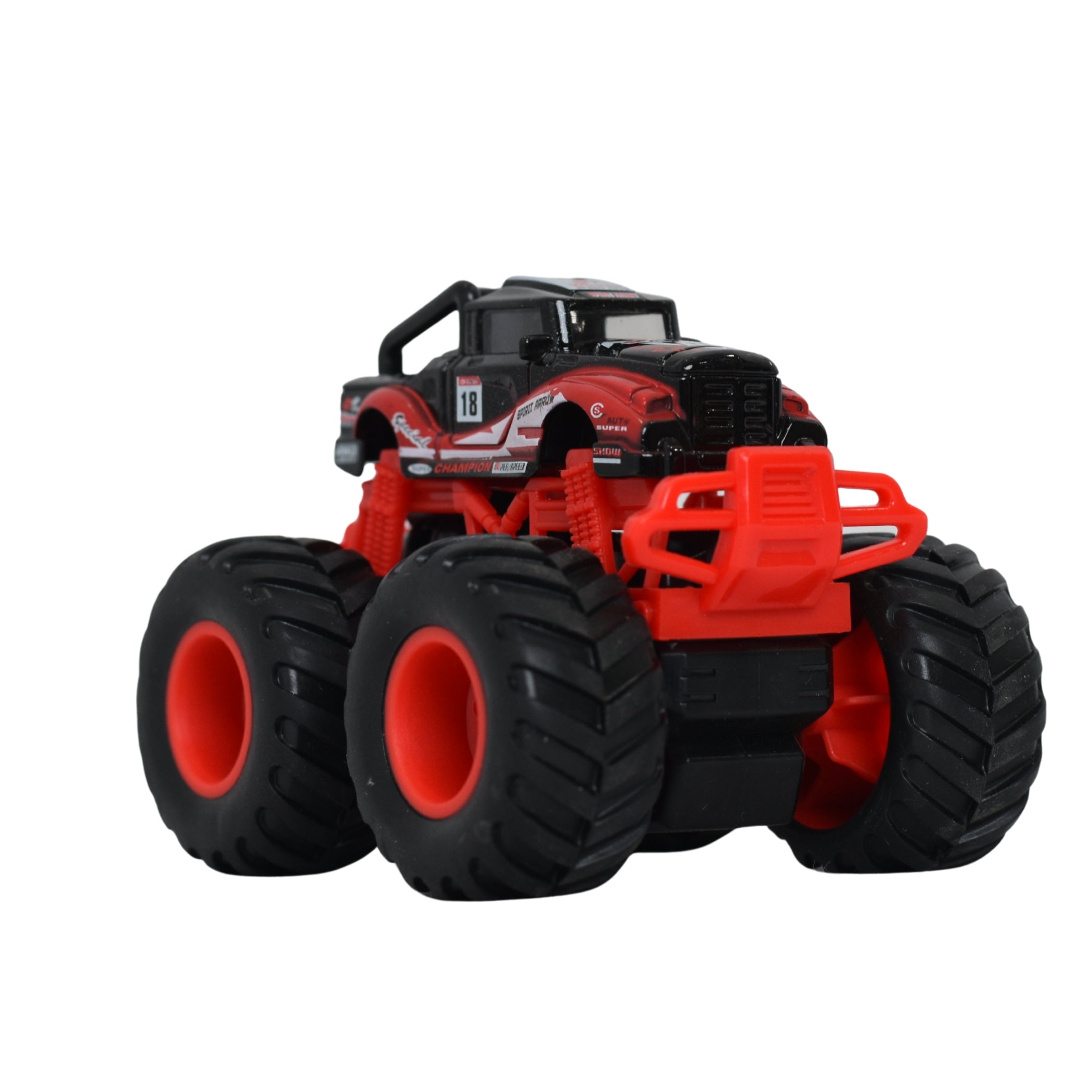 1:64 Die-Cast Off Road Monster Car With Metal Body | Black/Red – Tak ...