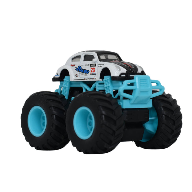 1:64 Die-Cast Off Road Monster Car With Metal Body | Black/White/Blue ...